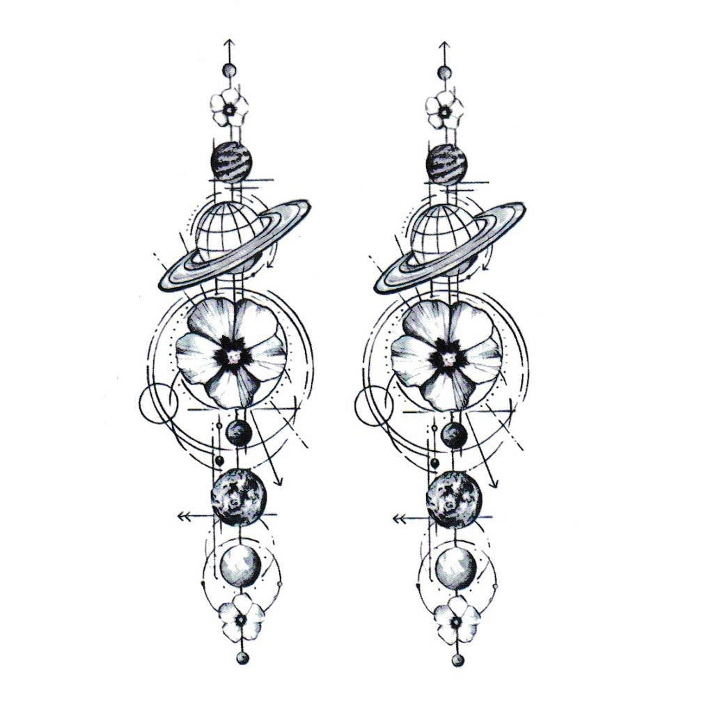 planetary system tattoo